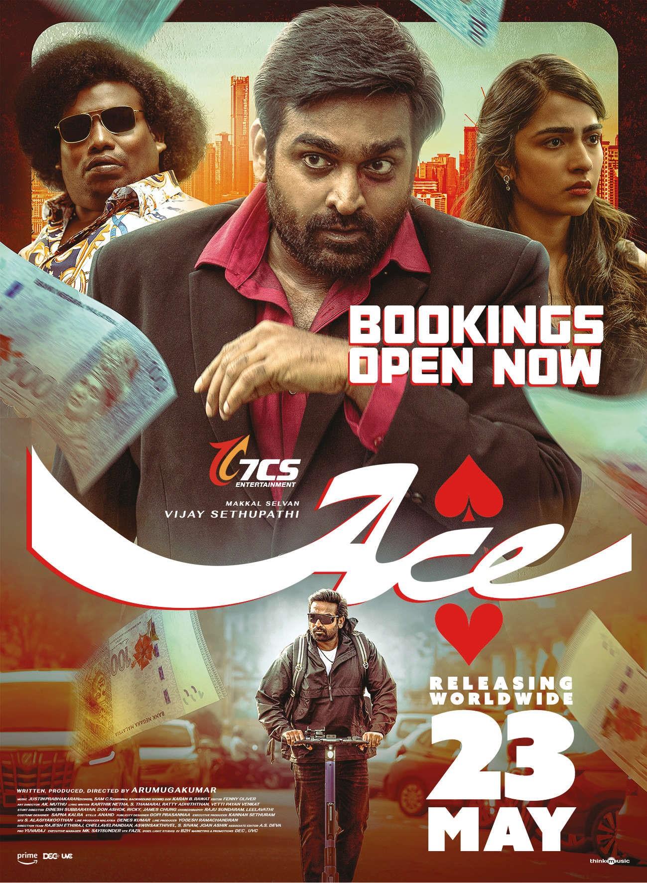 Ace: FDFS, Plot, Censor, Runtime, Cast & Crew, OTT, & More Tamil Movie, Music Reviews and News